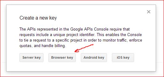 Get a Google API key in the new Cloud Developers Console | Drafie's Design